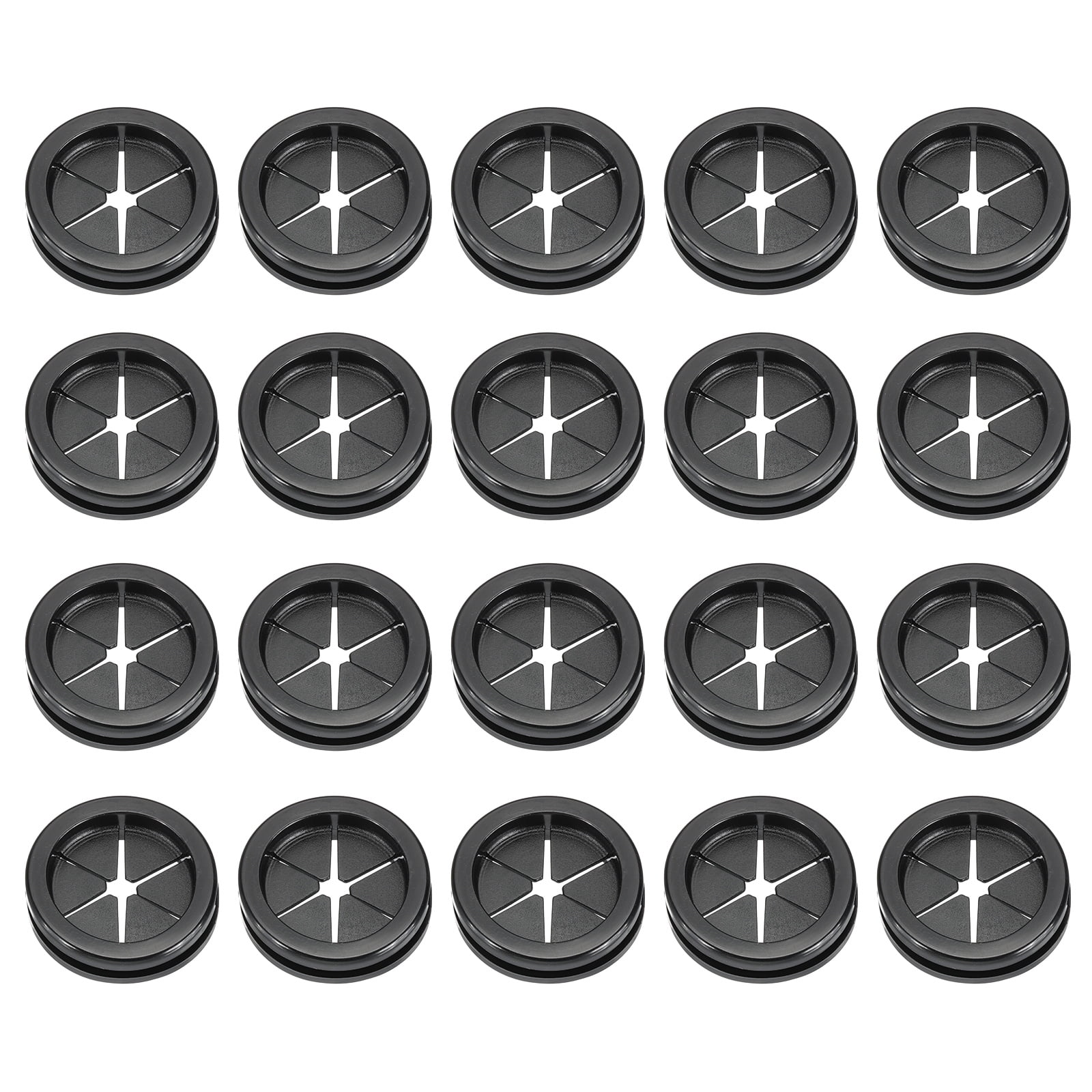 Uxcell Rubber Grommet 7/8", Round Rubber Hole Plugs Firewall Plug ...