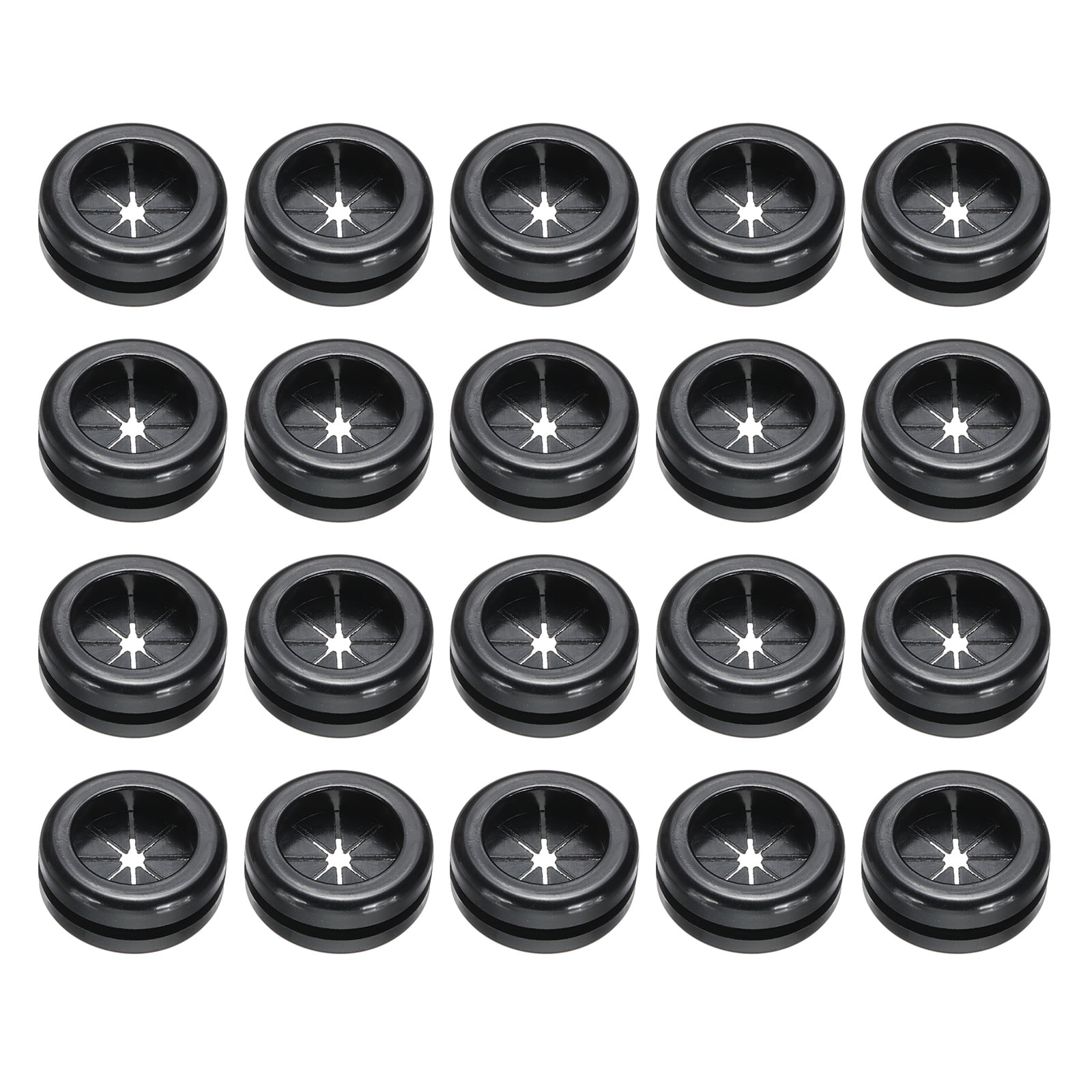 Uxcell Rubber Grommet 9/16", Round Rubber Hole Plugs Firewall Plug ...