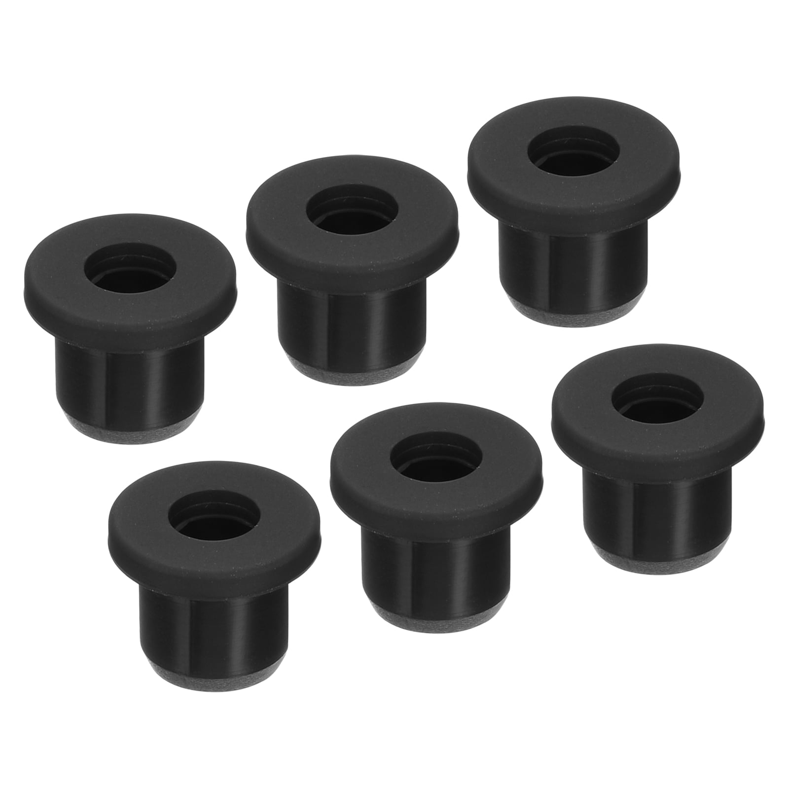 Uxcell Rubber Grommet Mount Dia 25/64" (10mm) Round T Type for Wire ...