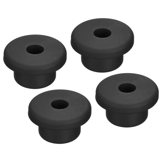 Uxcell Rubber Grommet Mount Dia 43/64" (17mm) Round T Type for Wire ...