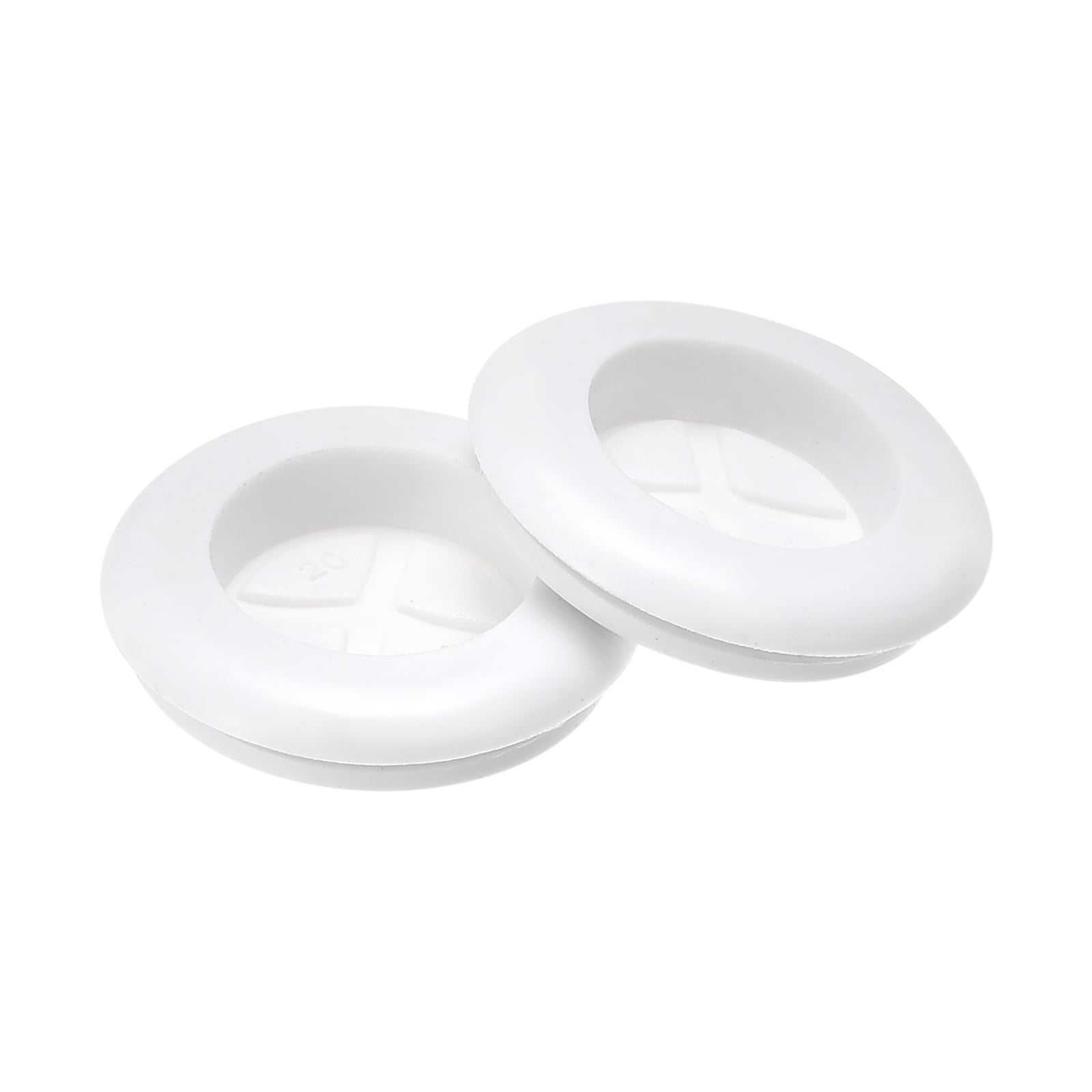Uxcell Rubber Grommet Mount Size 15 x 20mm Round Single-Sided, Pack of ...