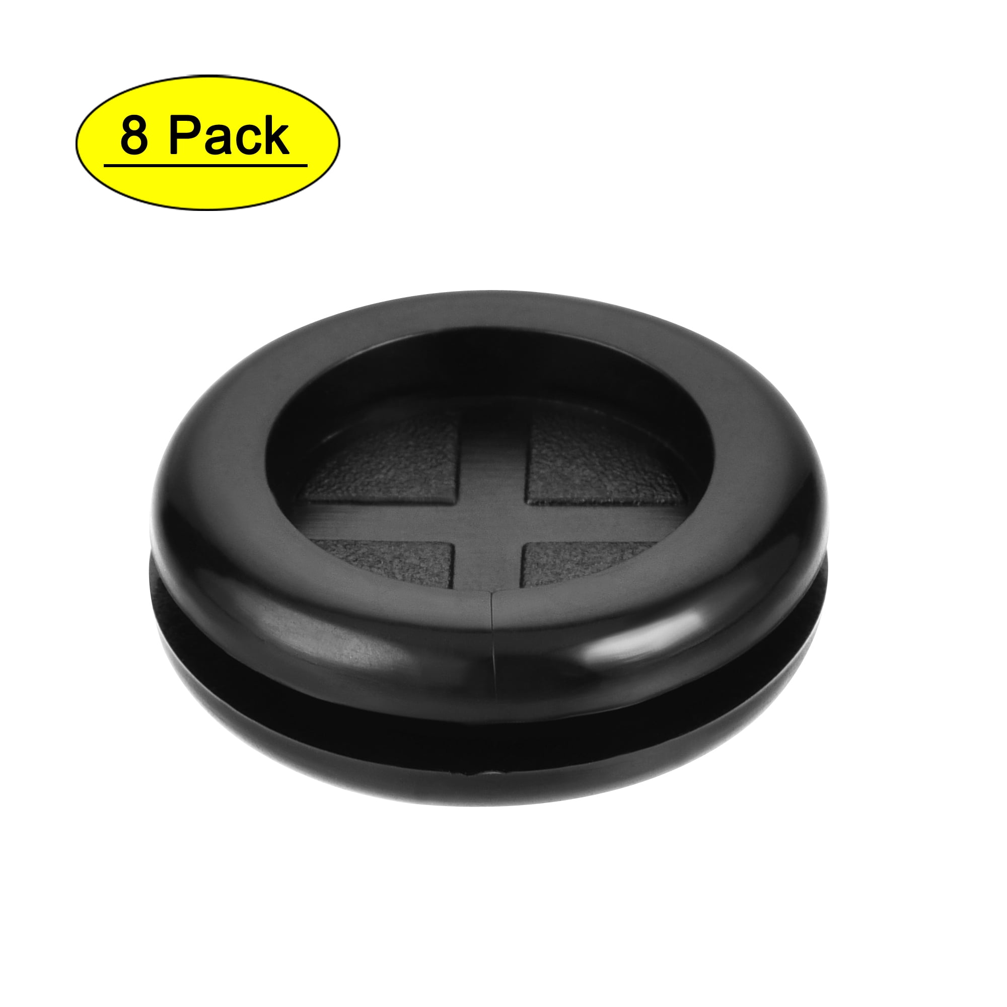 Uxcell Rubber Grommet Round Double-Sided Mount Dia 22 mm for Wire ...