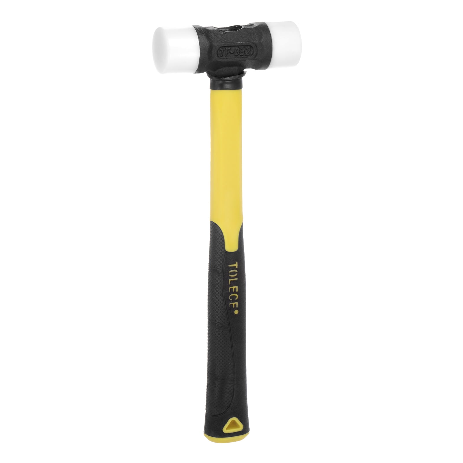 Uxcell Rubber Hammer 14oz 32mm Dia Double Faced Nylon Hammer Mallet ...
