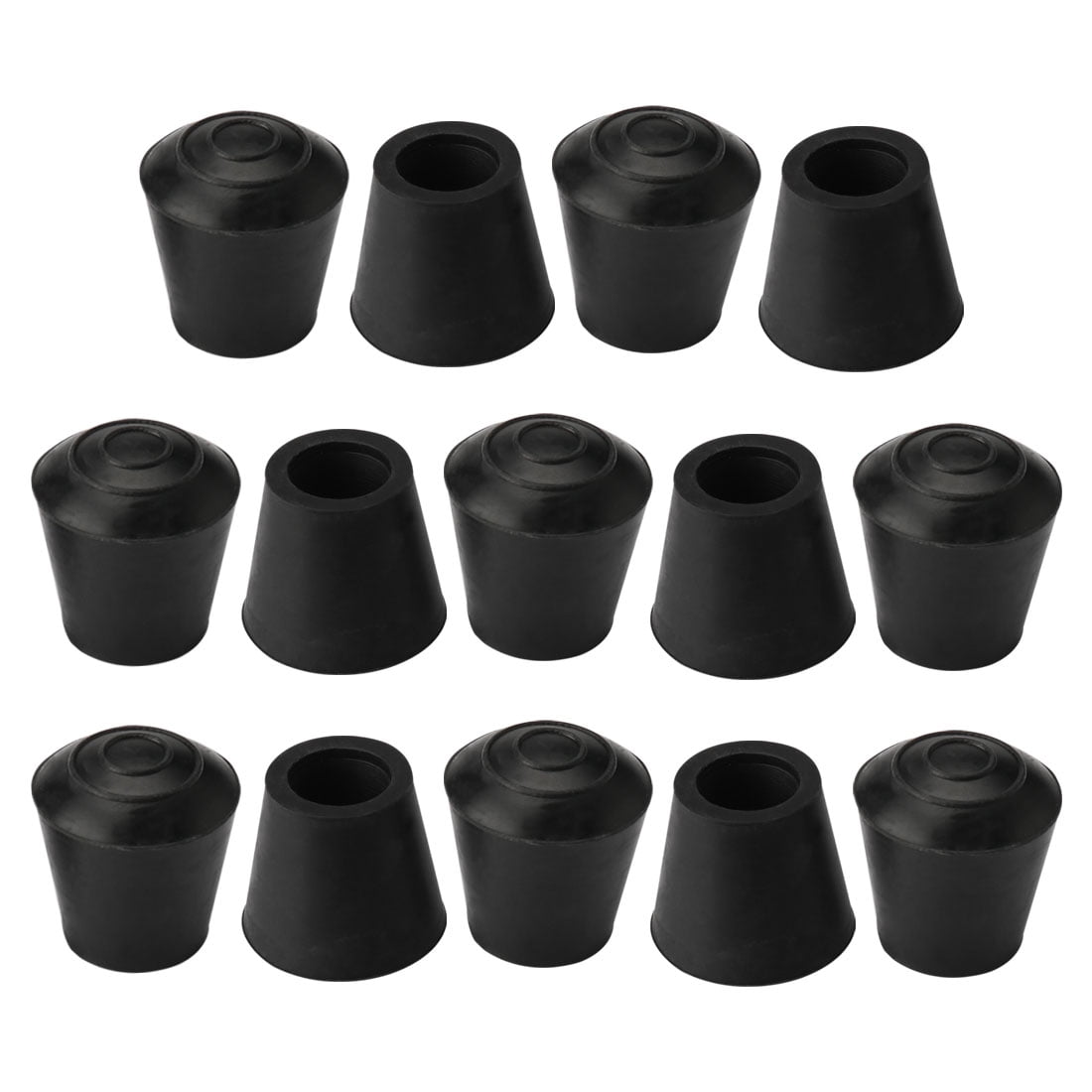 Uxcell Rubber Leg Cap End Tip, Furniture Feet Protector, 12mm Inner Dia ...