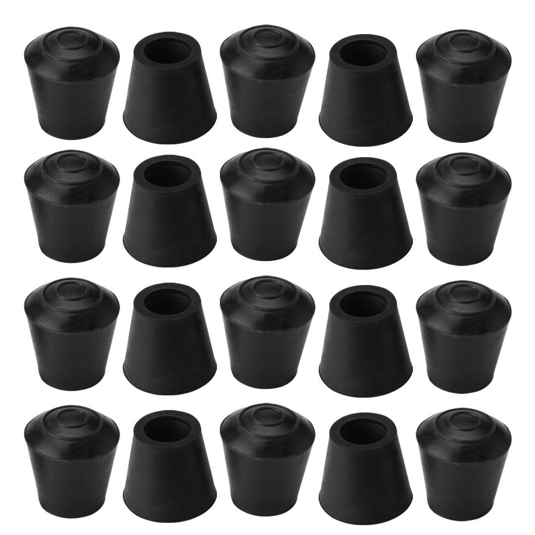 Uxcell Rubber Leg Cap End Tip Furniture Feet Protector 12mm 1/2" Inner ...