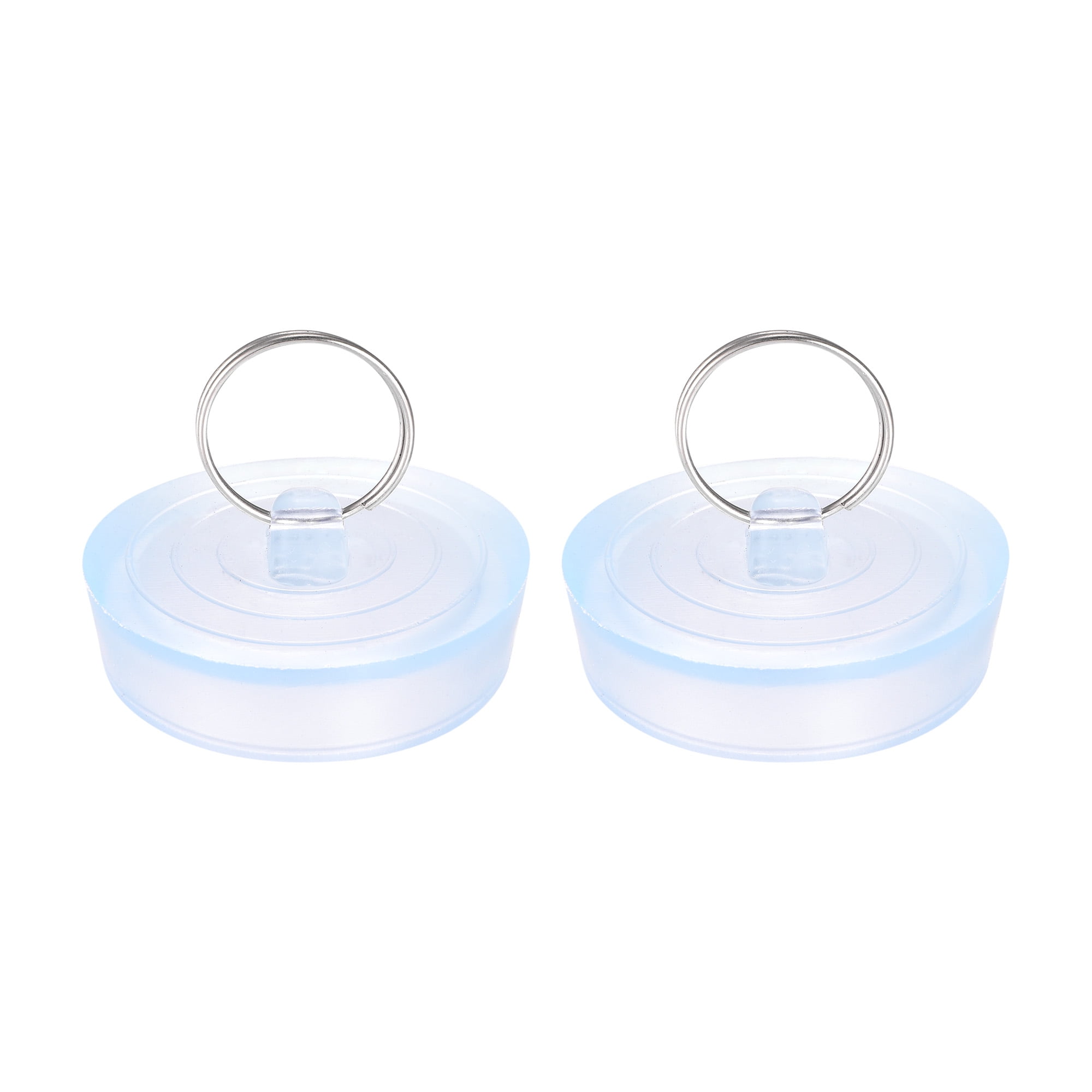 Uxcell Rubber Sink Plug, Clear Drain Stopper Fit 1-7/8" to 1-15/16 ...