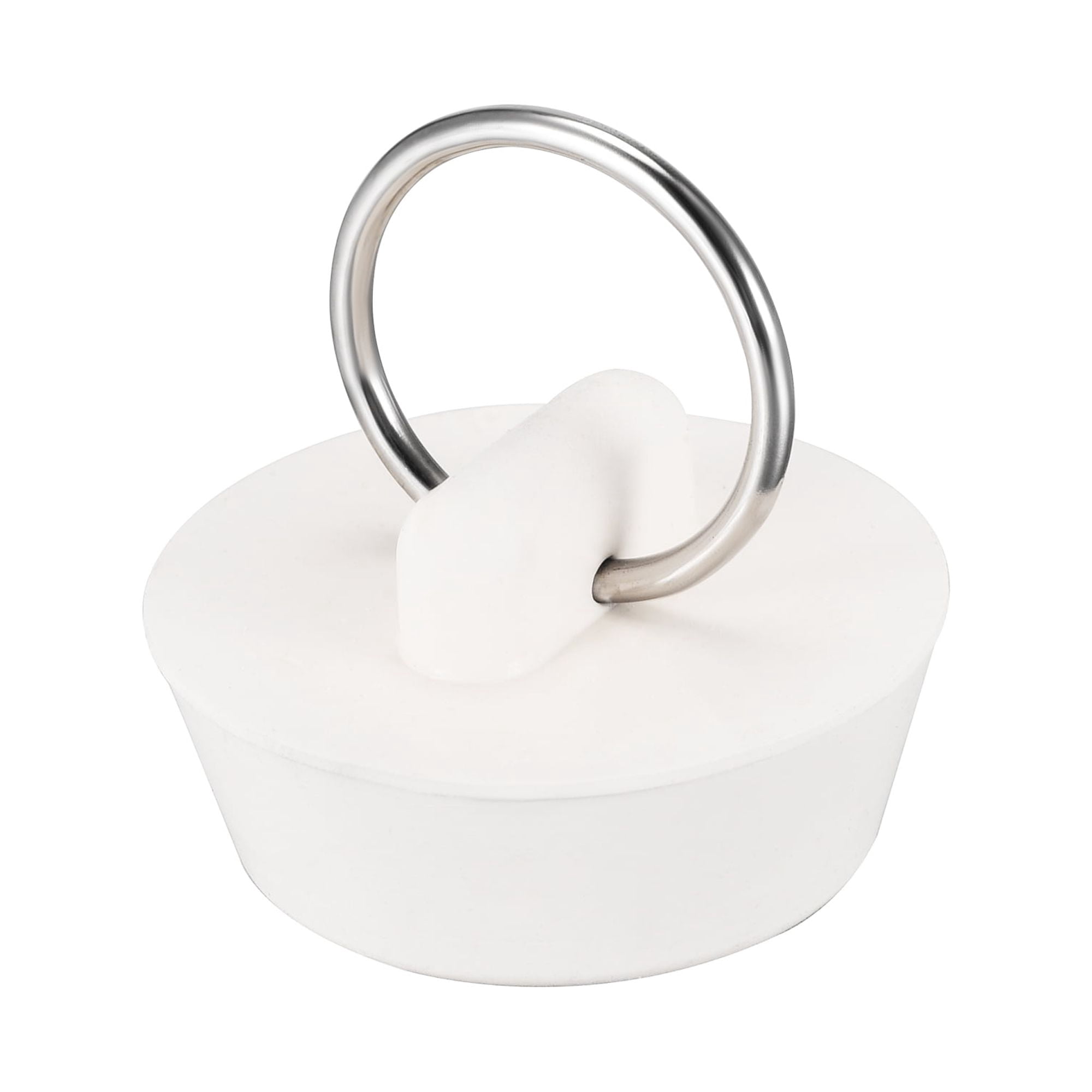 Uxcell Rubber Sink Plug, White Drain Stopper Fit 1-1/4" to 1-11/32 ...