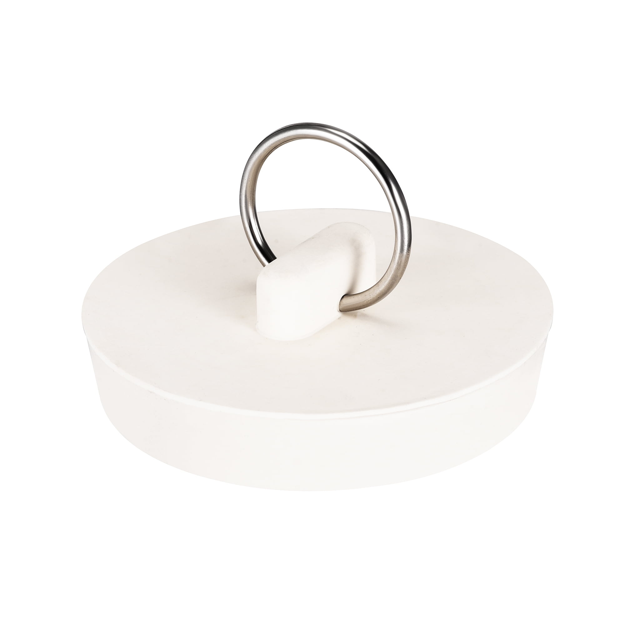Uxcell Rubber Sink Plug, White Drain Stopper Fit 1-7/8" to 1-15/16 ...
