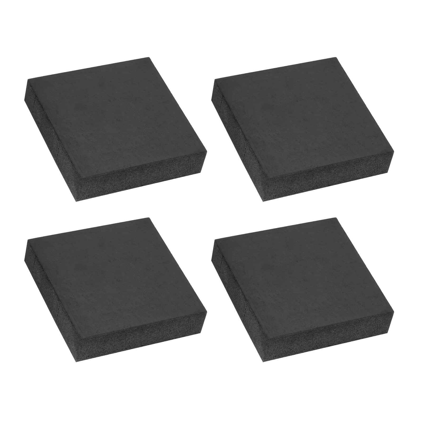 Uxcell Rubber Solid Anti-Vibration Pads, 4 Pcs 60mm x 15mm Thick Rubber ...