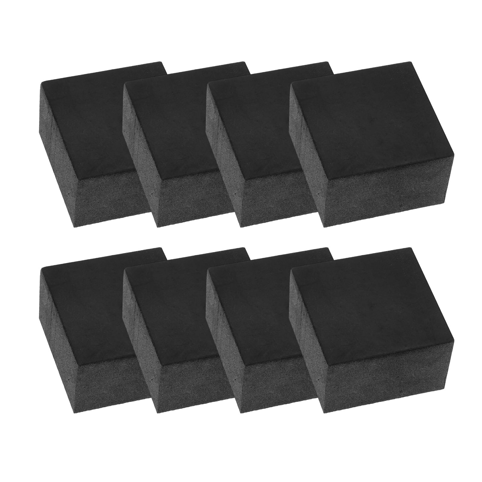 Uxcell Rubber Solid Anti-Vibration Pads, 8 Pcs 60mm x 35mm Thick Rubber ...