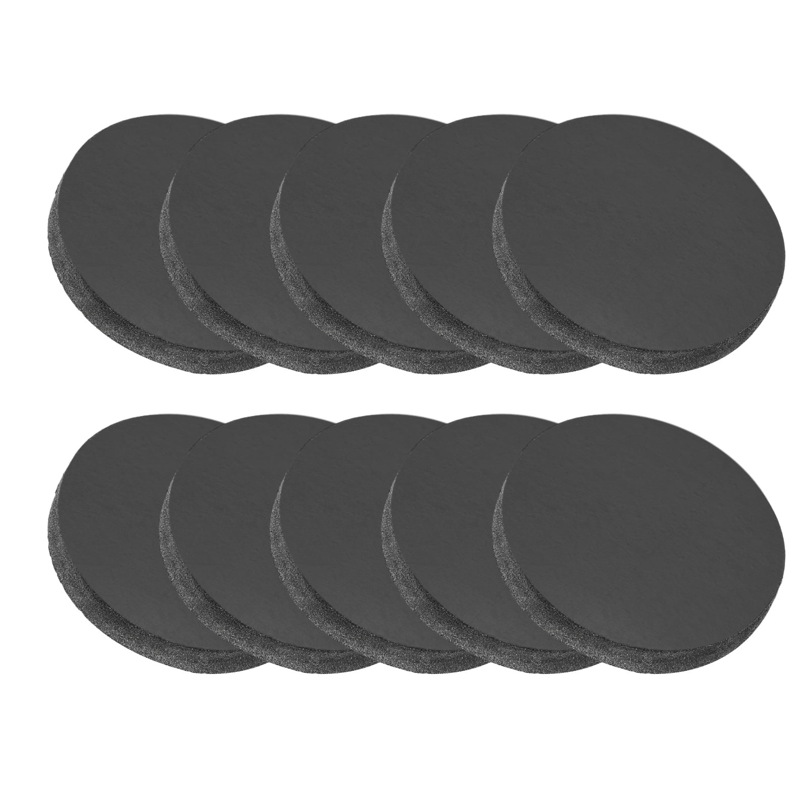 Uxcell Rubber Solid Discs Washers, 10 Pcs 40mm Dia x 6mm Thick Rubber ...