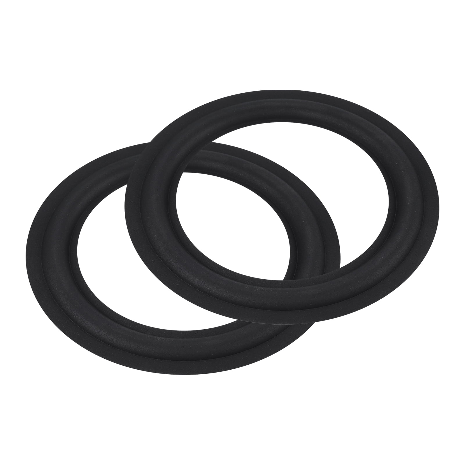Uxcell Rubber Speaker Foam Edge Surround Rings 4.5 Inch 72mm x 110mm ...