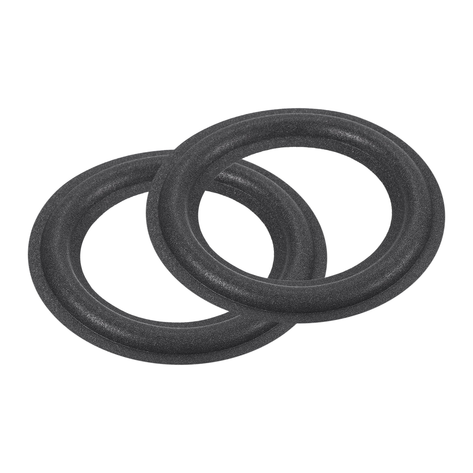 Uxcell Rubber Speaker Foam Edge Surround Rings 4.5 Inch 73mm x 115mm ...
