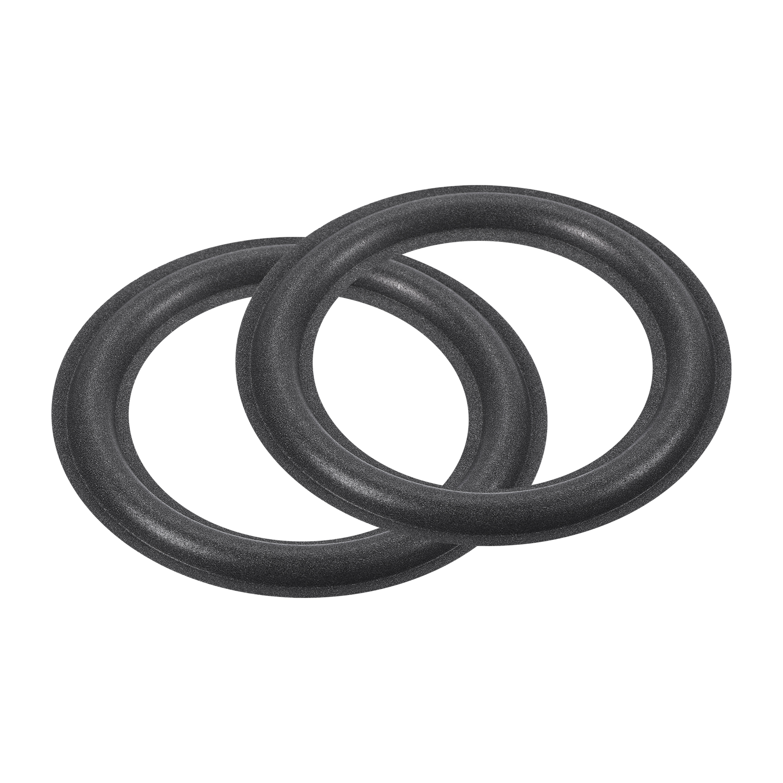 Uxcell Rubber Speaker Foam Edge Surround Rings 5 Inch 85mm x 130mm ...