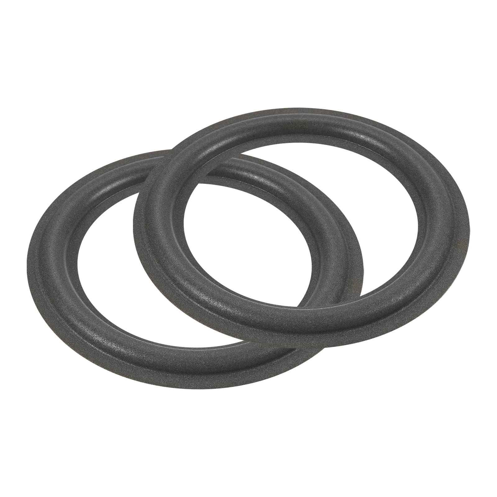 Uxcell Rubber Speaker Foam Edge Surround Rings 6.5 Inch 102mm x 155mm ...