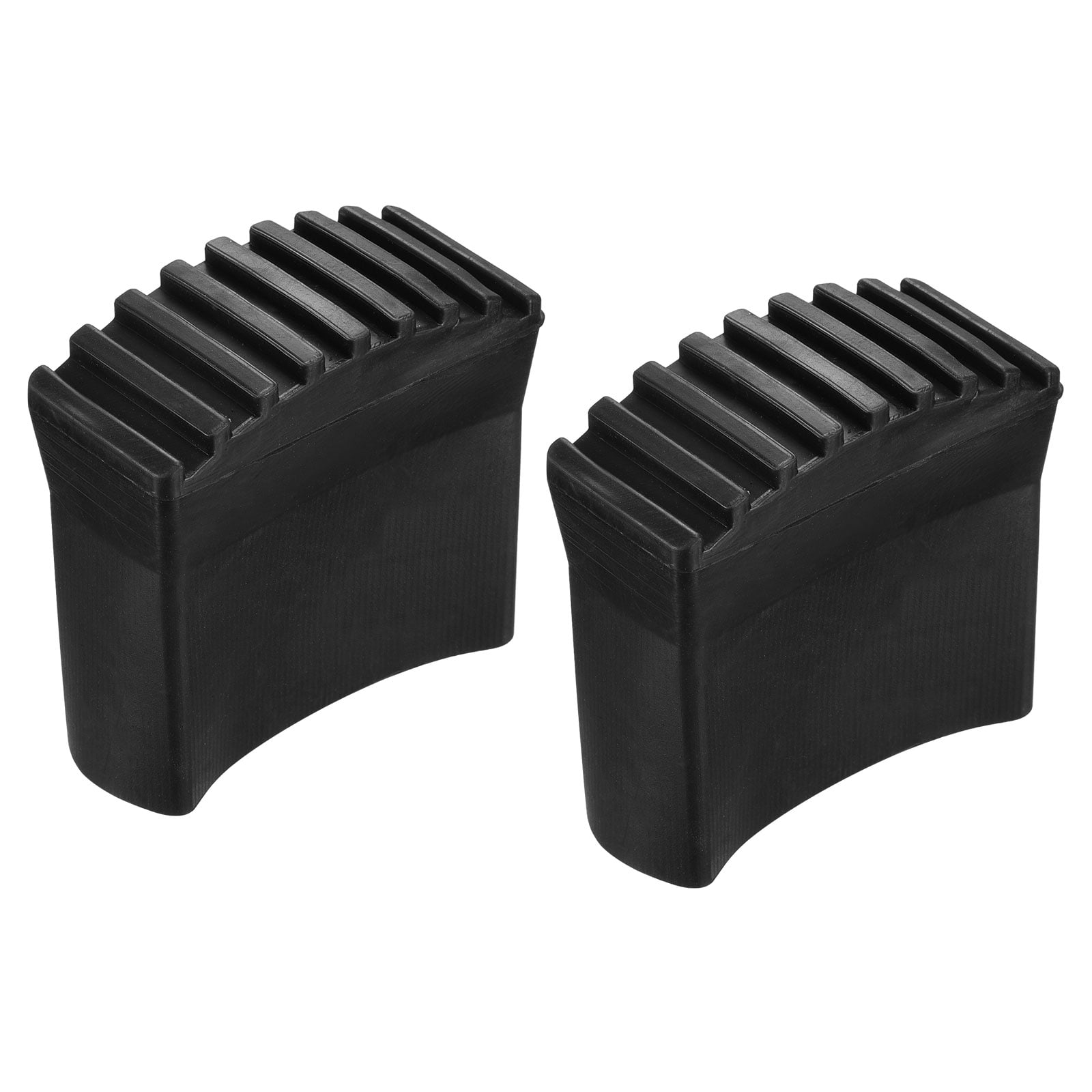 Uxcell Rubber Steep Ladder Non-Slip Feet Mat Pad Cover Cushion Black 2 ...