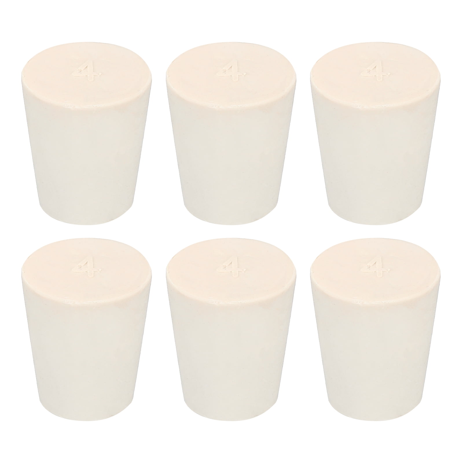 Uxcell Rubber Tapered Plug 19mm to 25mm Solid Test Tubes Bungs Stopper ...
