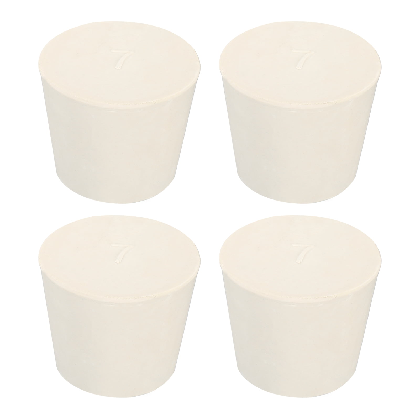 Uxcell Rubber Tapered Plug 28mm to 37mm Solid Test Tubes Bungs Stopper ...