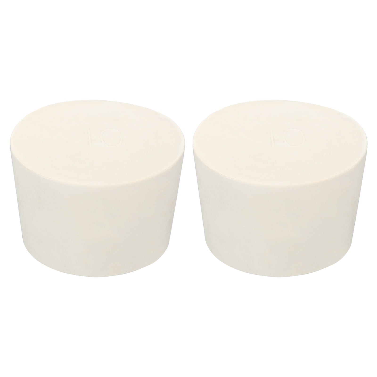 Uxcell Rubber Tapered Plug 43mm to 50mm Solid Test Tubes Bungs Stopper ...