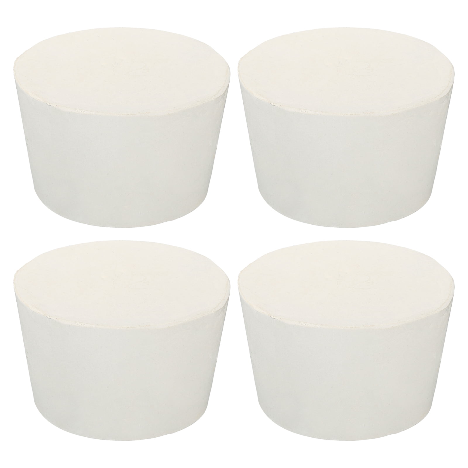 Uxcell Rubber Tapered Plug 51mm to 62mm Solid Test Tubes Bungs Stopper ...