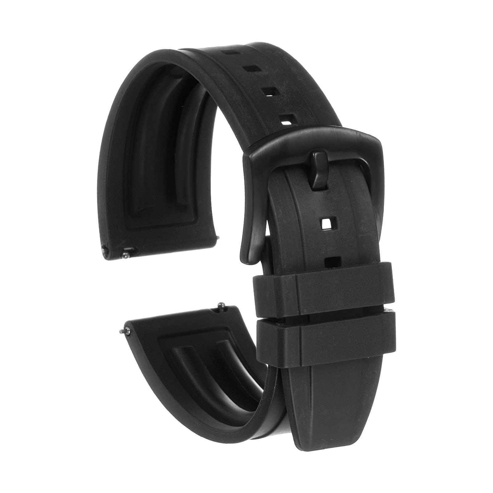 Uxcell Rubber Watch Band 20mm Quick Release Fluororubber Watch Strap ...