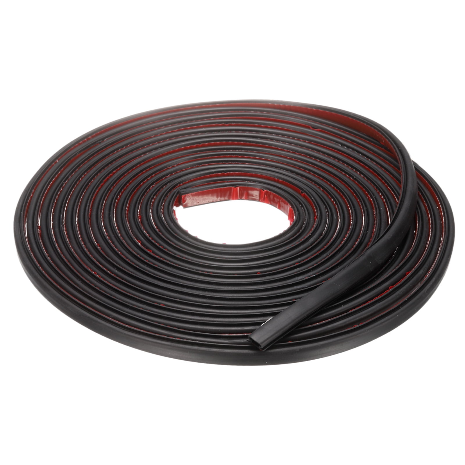 Uxcell Rubber Weather Stripping Door Seal 20ft x 9mm Self-Adhesive D-Shape Door Seal Strip ...