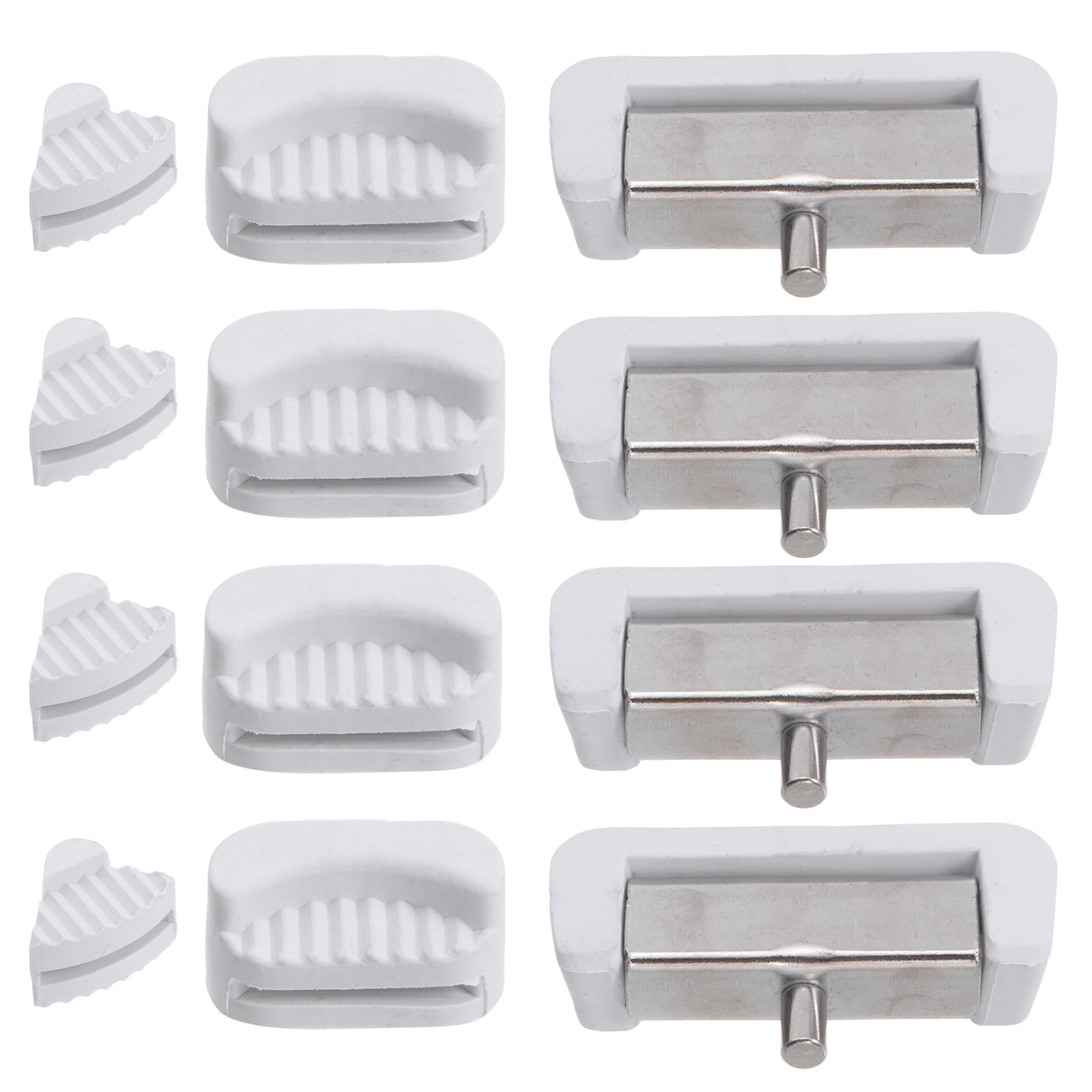 Uxcell Rubber and Metal Table Hinge Set for Industrial Sewing Machine ...