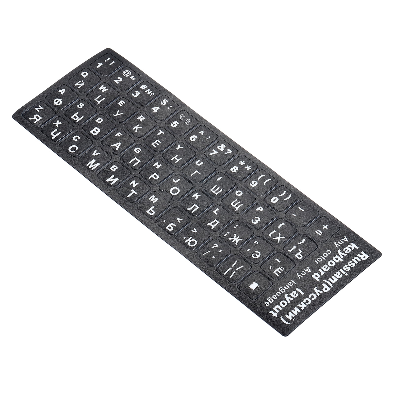 Uxcell Russian Keyboard Layout Stickers Computer Replacement Cover ...