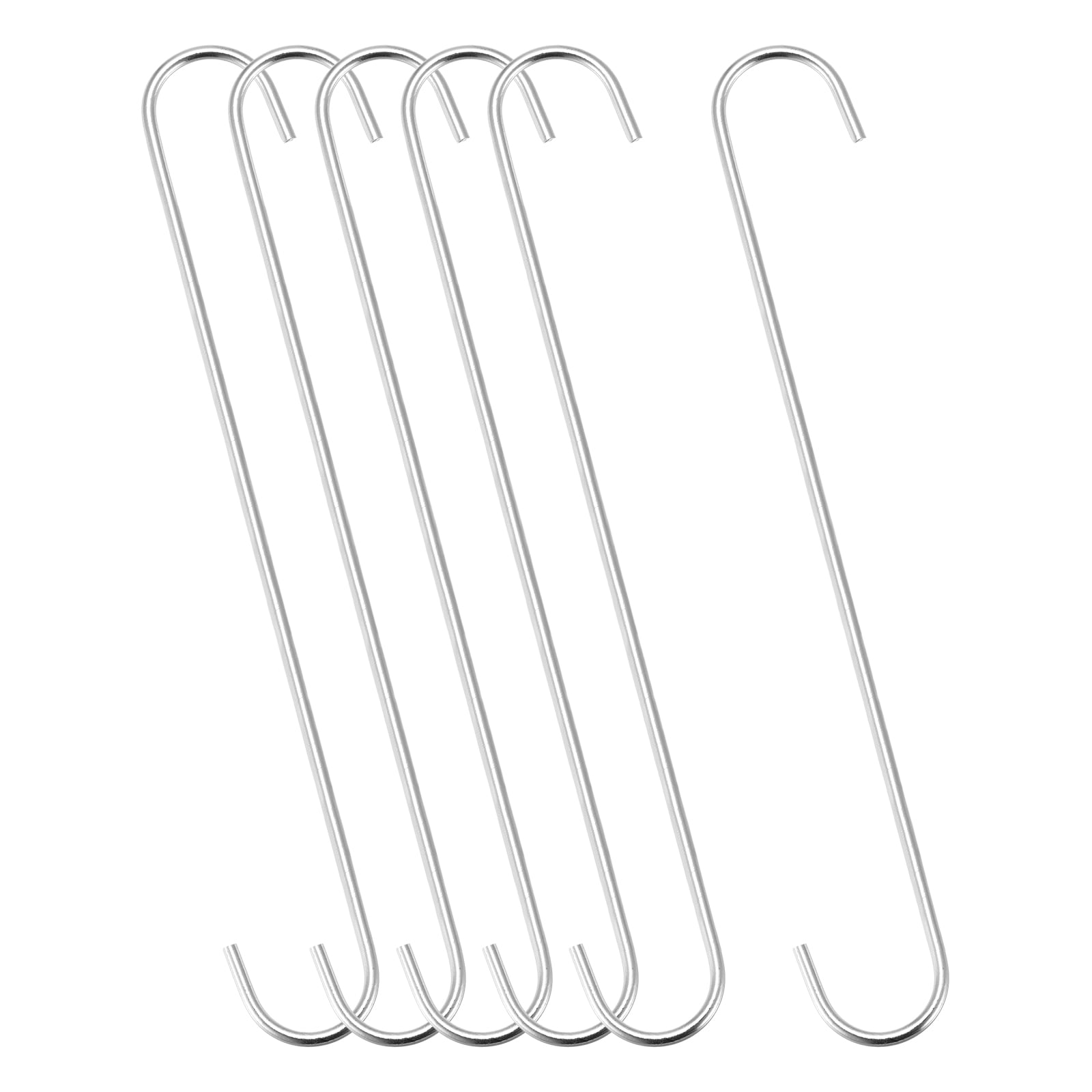 Uxcell S Hanging Hooks, 12inch/300mm Extra Long Carbon Steel Hanger ...