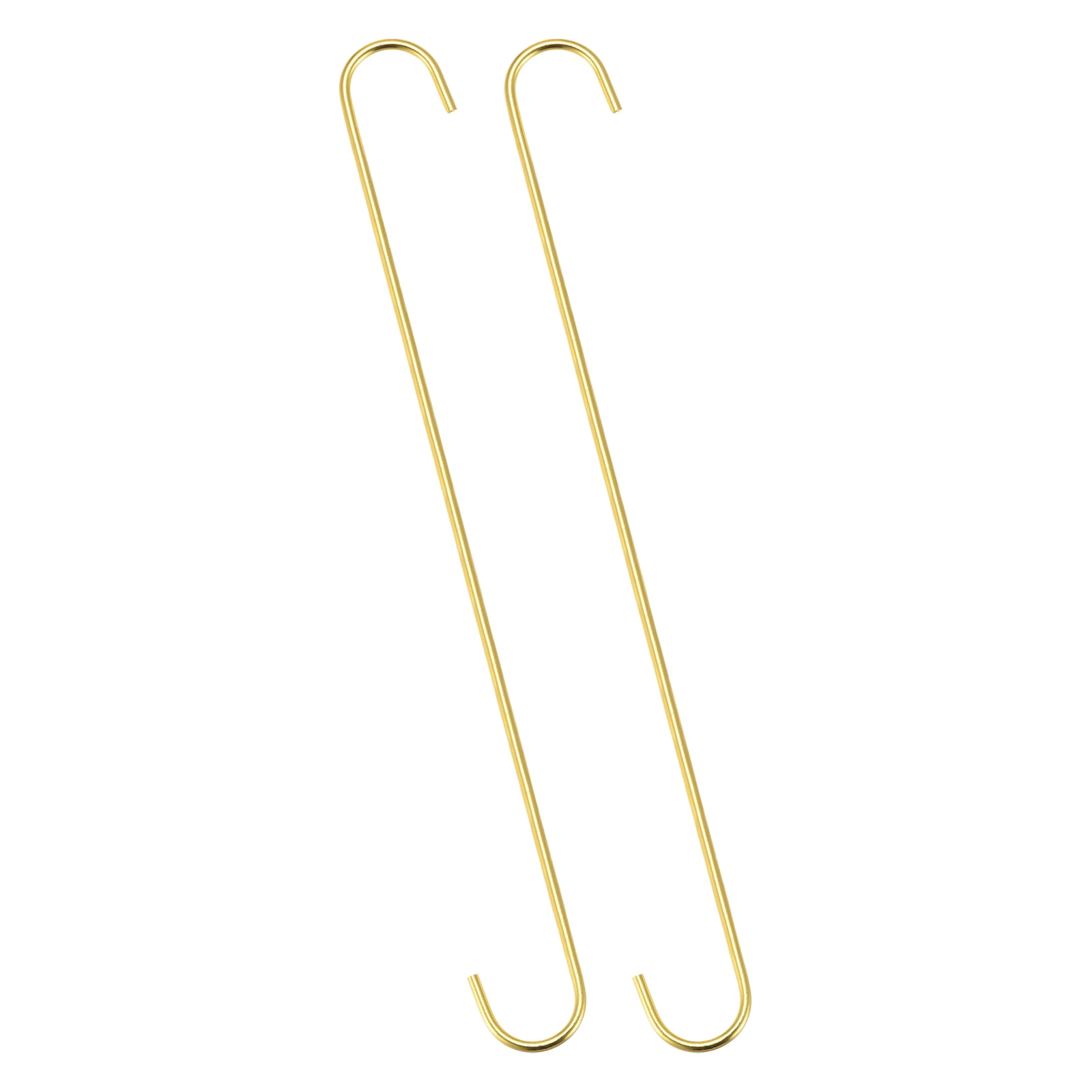 Uxcell S Hanging Hooks, 16inch/400mm Extra Long Carbon Steel Hanger ...