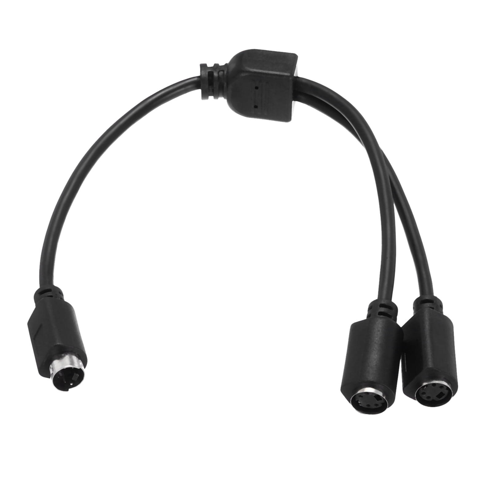 Uxcell S Video Y Splitter Cable 1ft Mini DIN 4 Pin Male to Male Gold ...