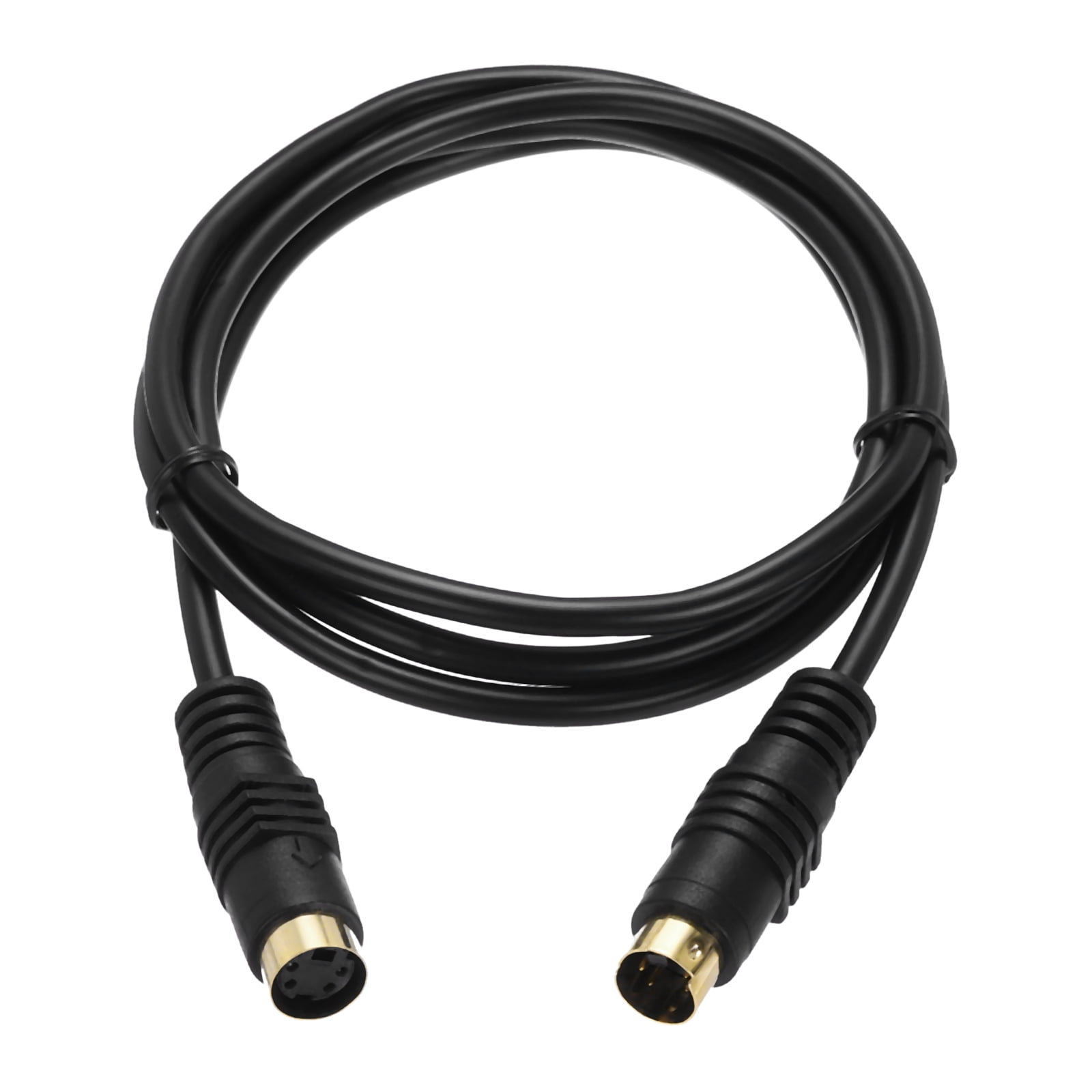 Uxcell S Video Cable 3.3ft, Mini DIN 4 Pin Male to Female Gold Plated ...