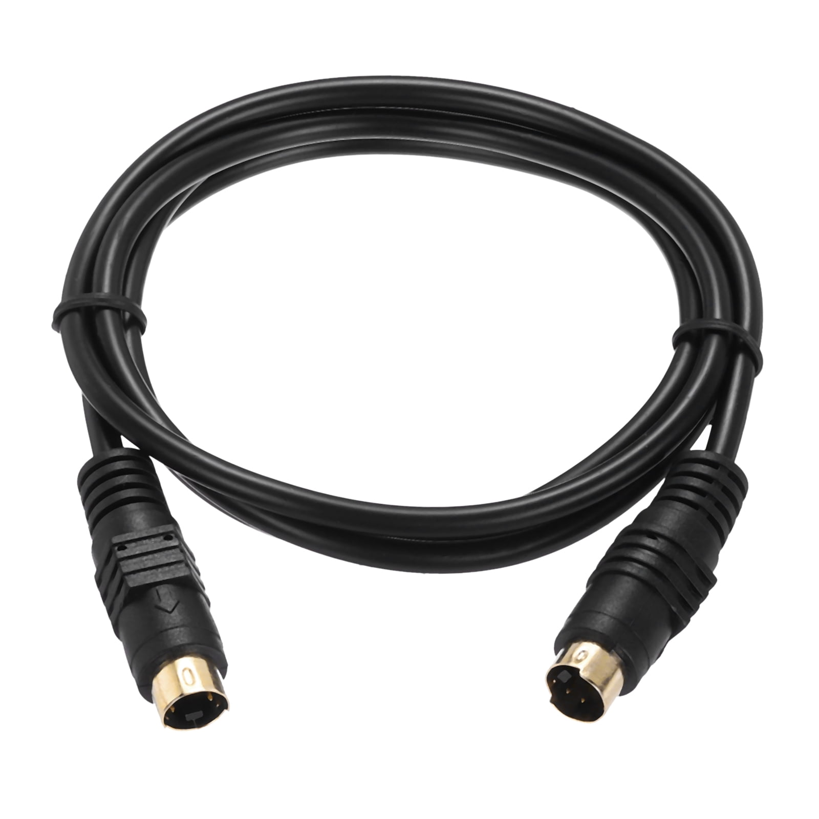 Uxcell S Video Cable 3.3ft, Mini DIN 4 Pin Male to Male Gold Plated ...