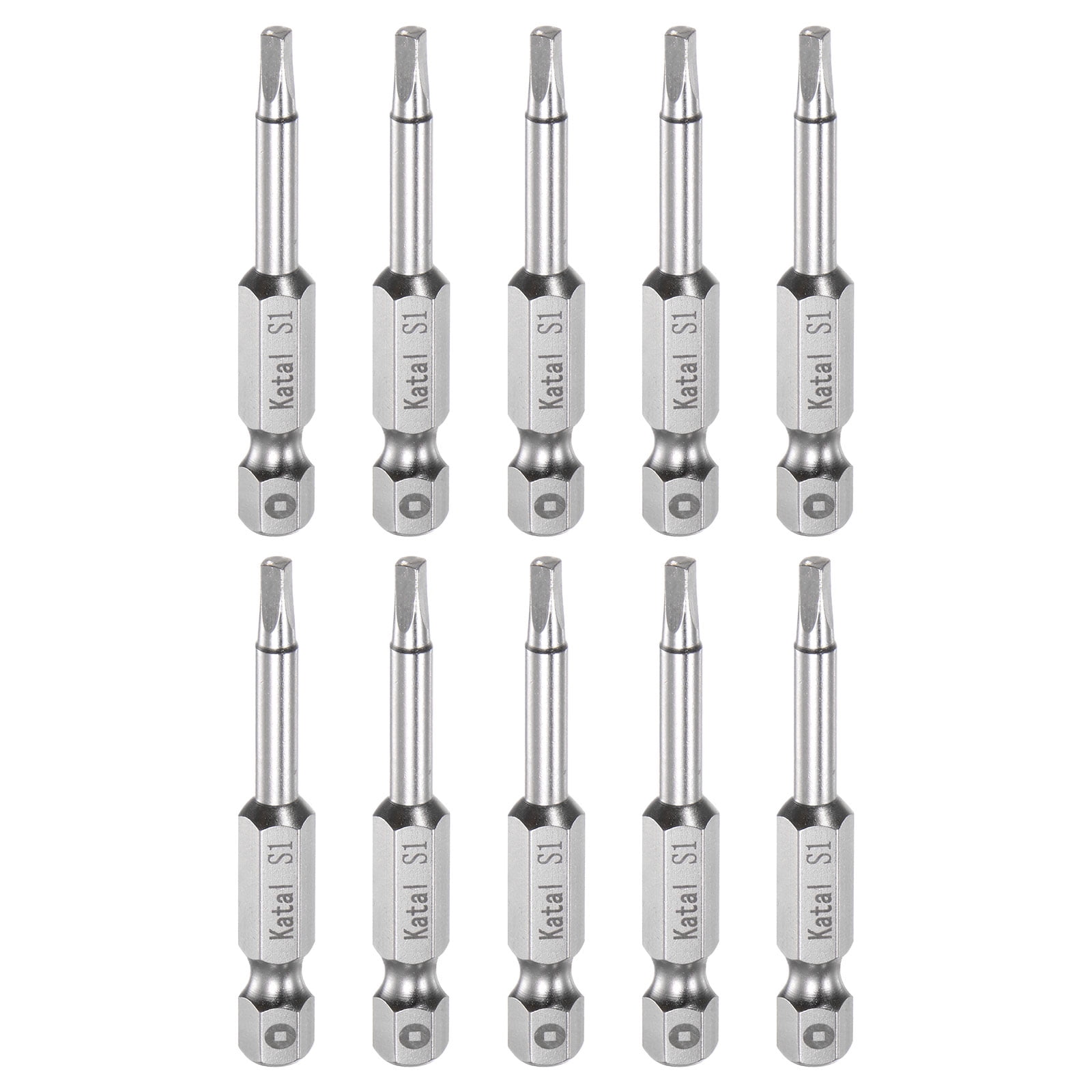 Uxcell S1 Magnetic Square Screwdriver Bit 1/4" Hex Shank 2" Length ...