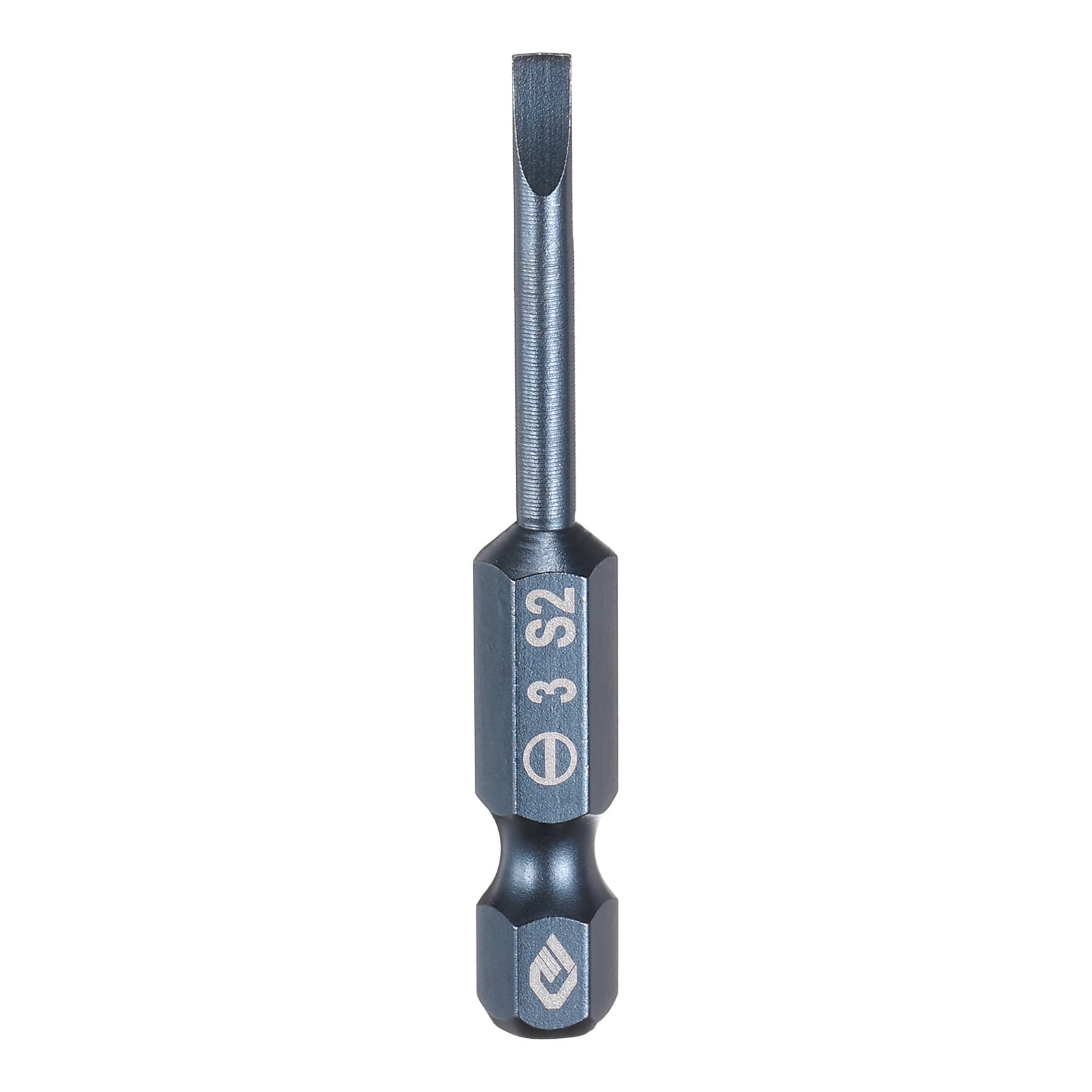 Uxcell SL3 Magnetic Slotted Screwdriver Bits 3mm S2 Steel Flat Head ...
