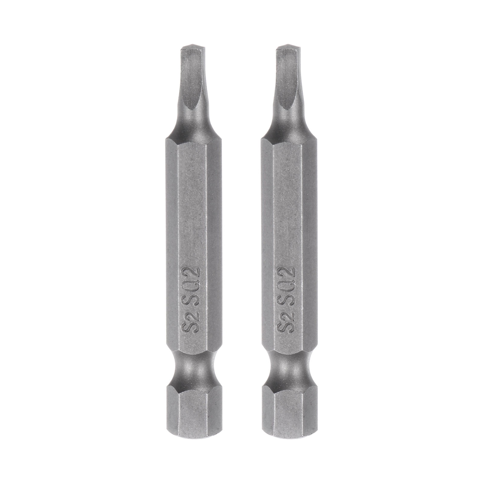 Uxcell SQ2 Magnetic Security Square Screwdriver Bit 1/4" Hex Shank 2 ...