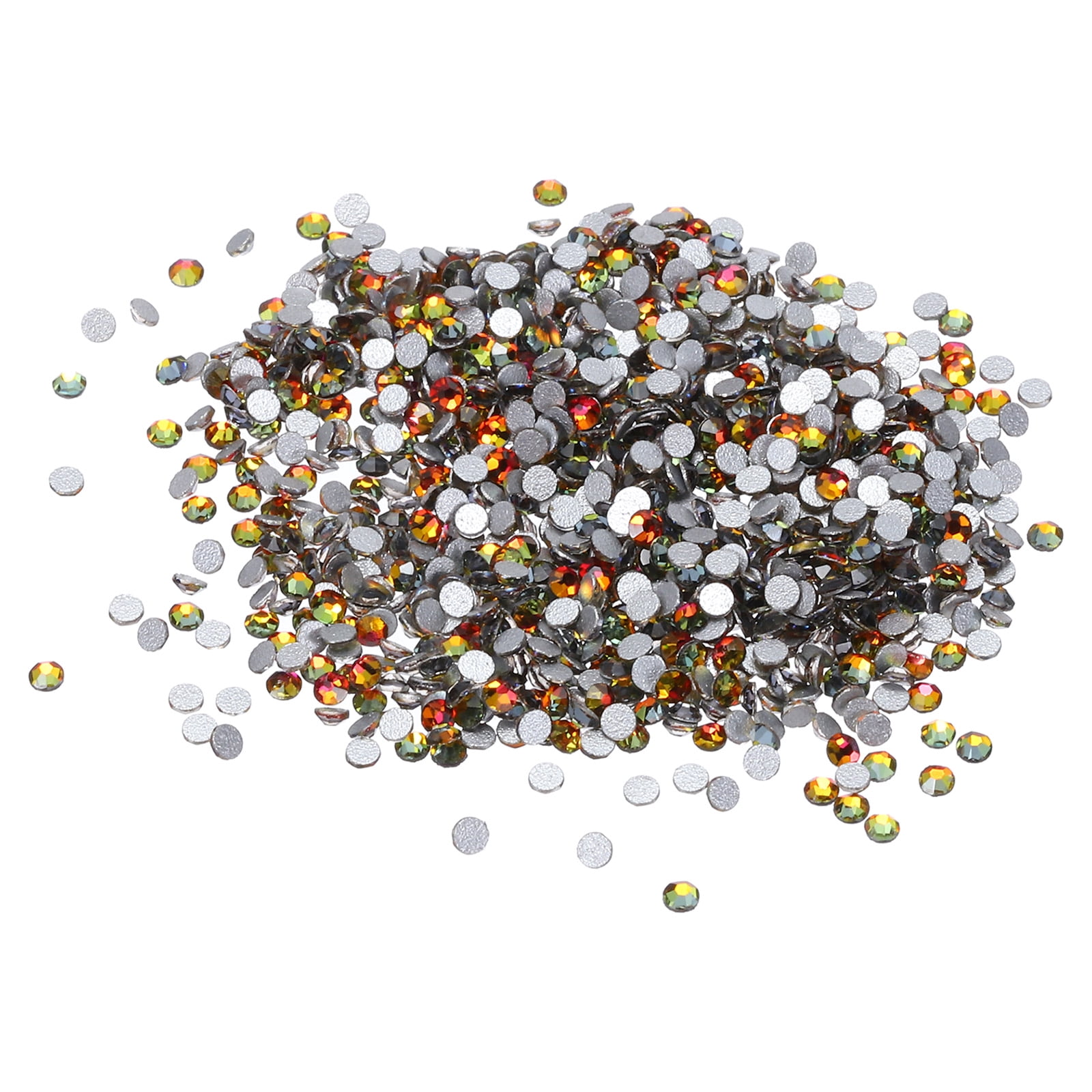 Uxcell SS4/1440Pcs Glass Diamante Rhinestone, Crystal Glass Flat Back ...