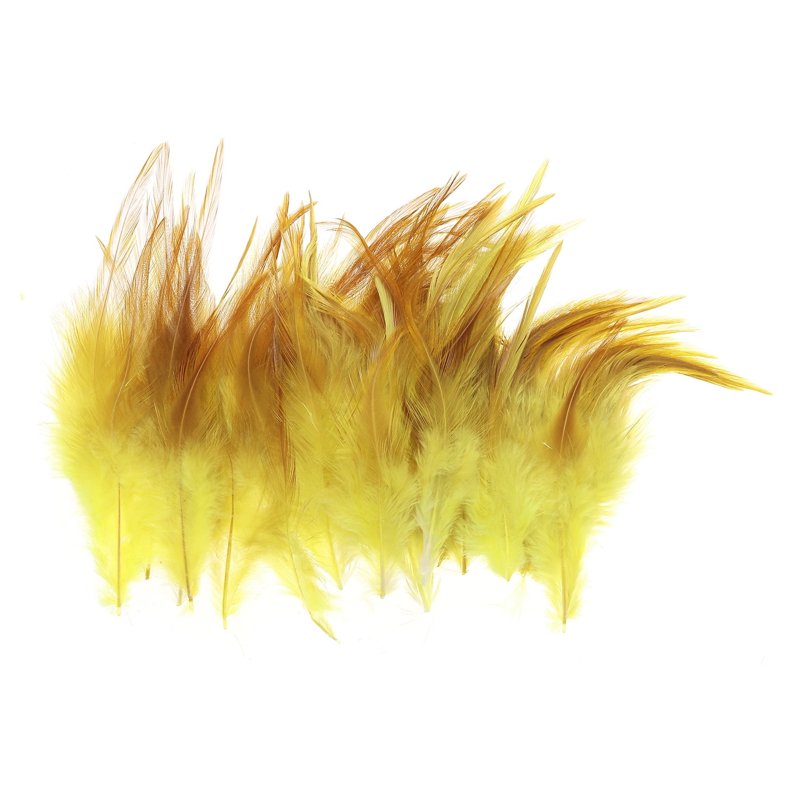Uxcell Saddle Hackle Rooster Feathers 4-6", Rooster Feathers Loose ...