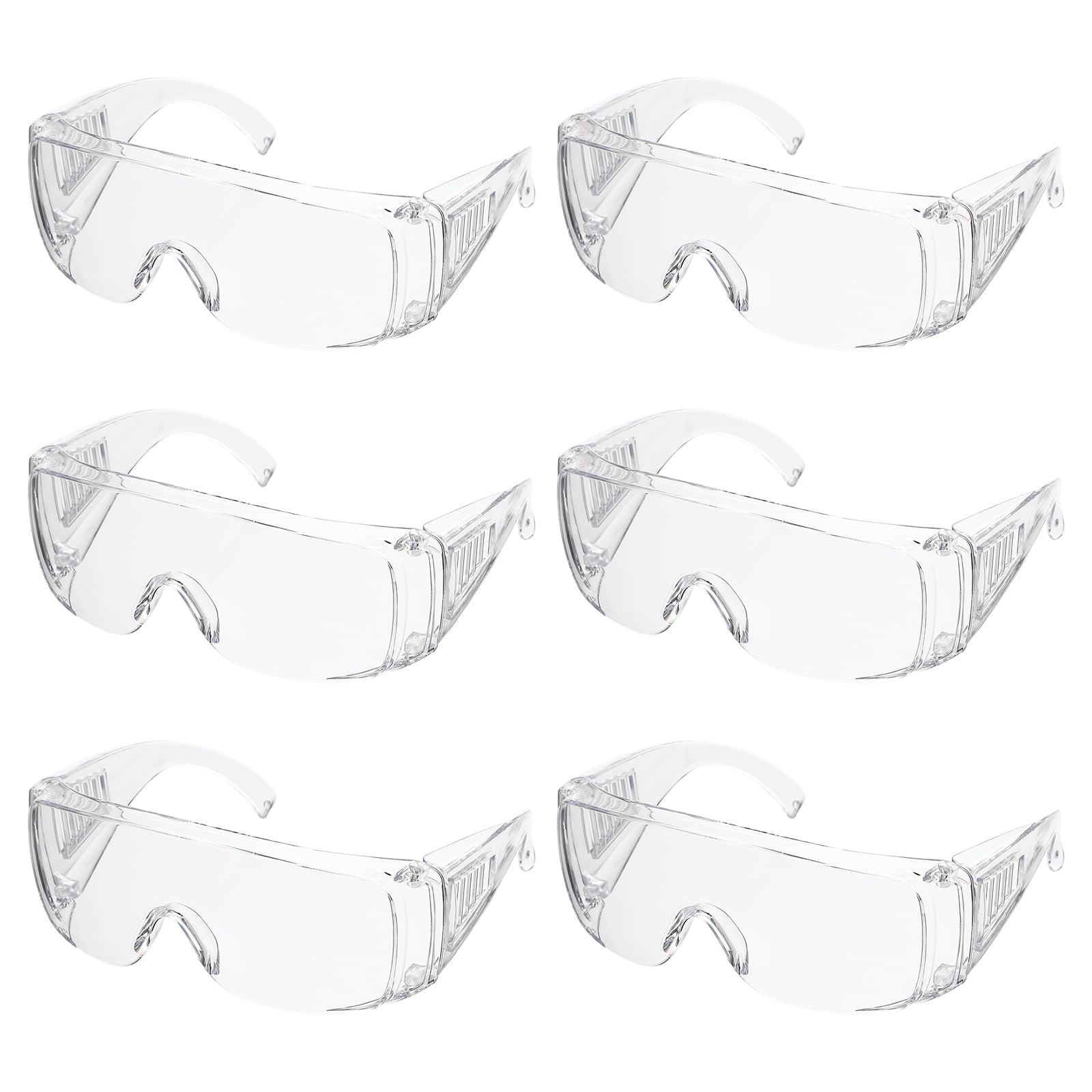 Uxcell Safety Glasses, Anti-Fog Goggles Protective Clear Vented Over ...