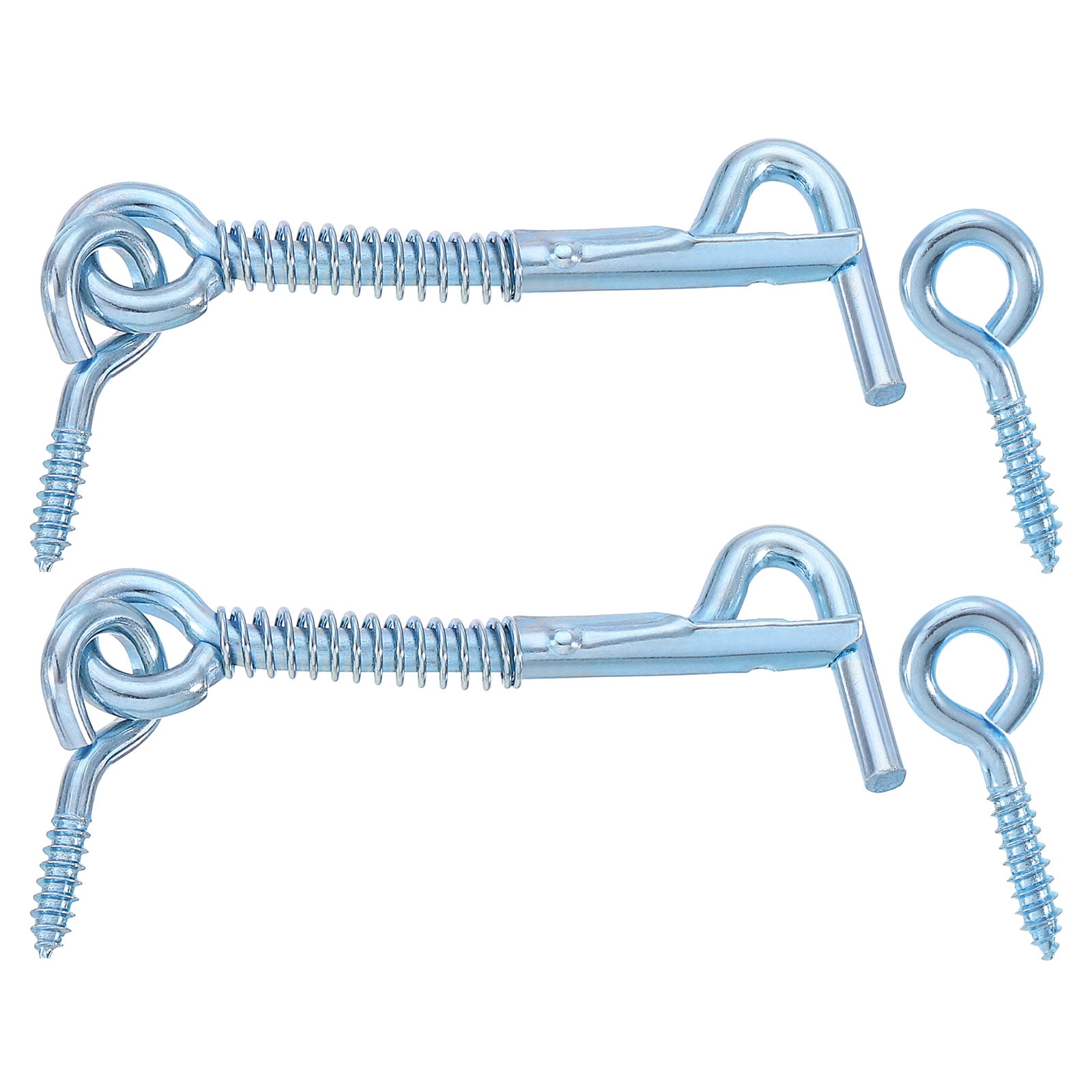 Uxcell Safety Hook and Eye Latch 2.5" Iron Gate Hook and Eye Latch with ...