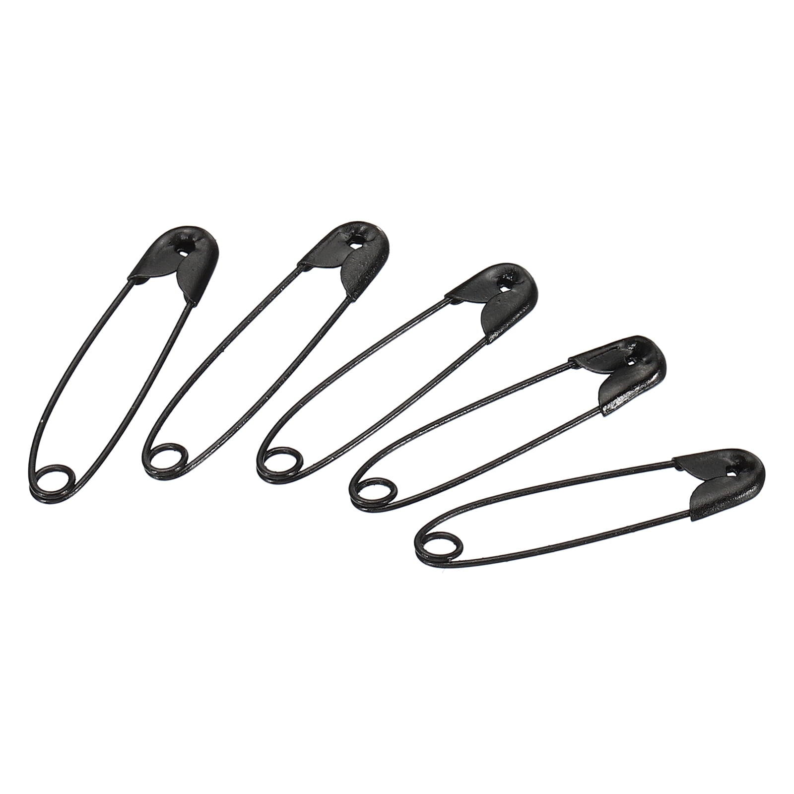 Uxcell Safety Pins 1.06 Inch Nickle Plated Small Sewing Pins Black ...