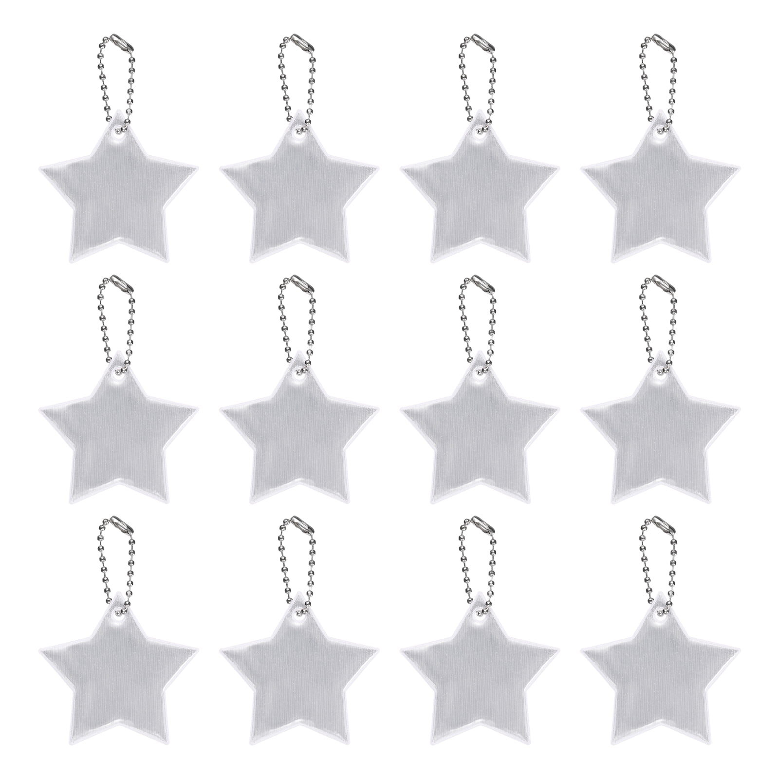 Uxcell Safety Reflector, Reflective Tags Pendant Star Shaped Safety ...