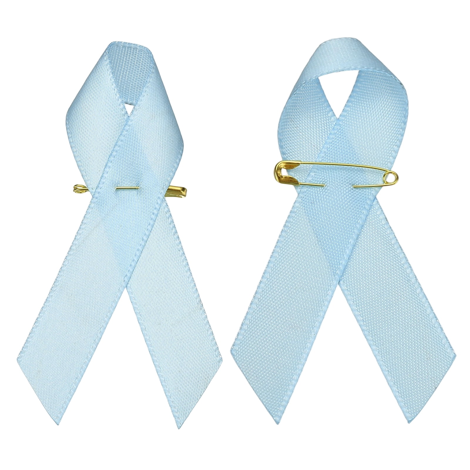 Uxcell Satin Awareness Ribbons with Pins for Charity Public Social ...