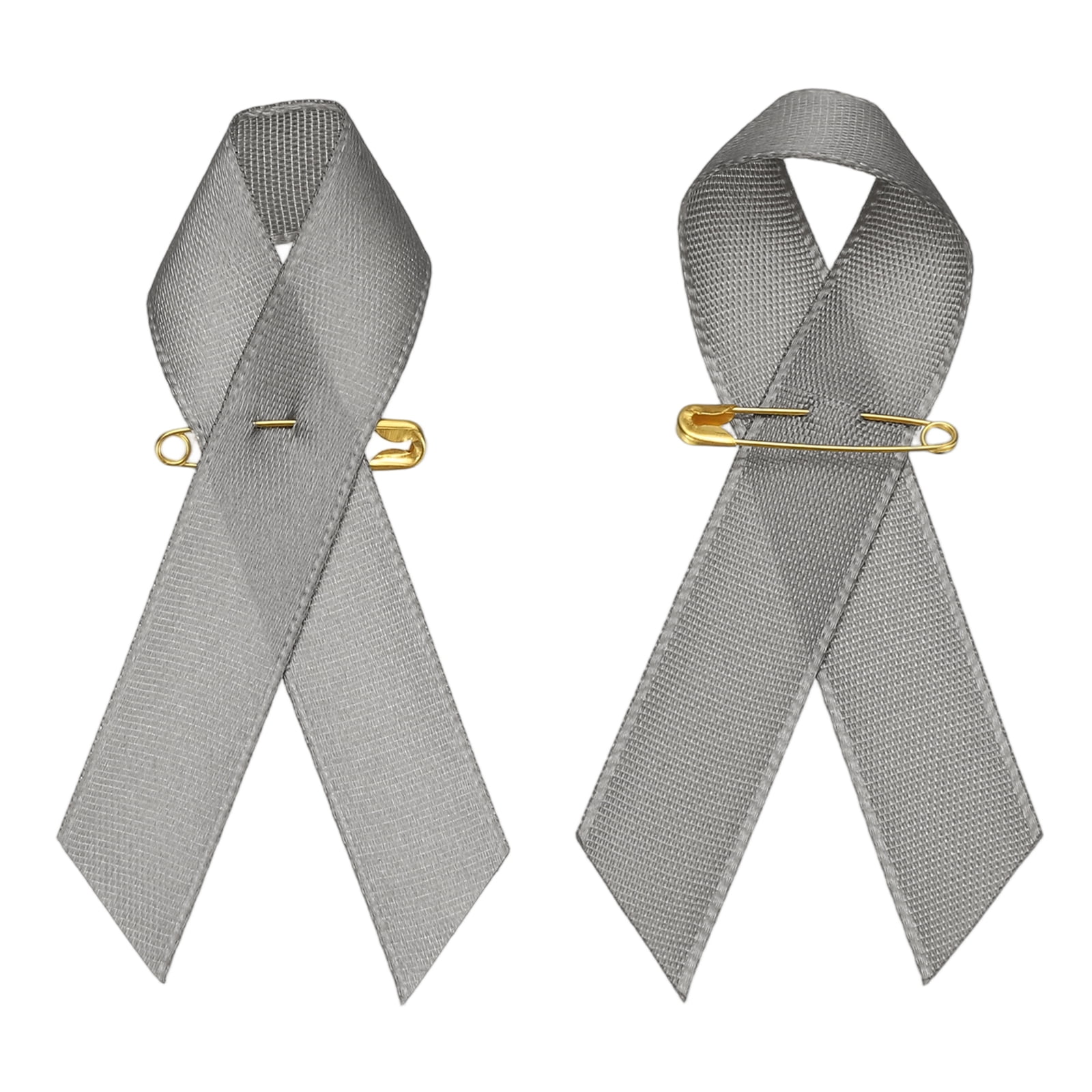 Uxcell Satin Awareness Ribbons with Pins for Charity Public Social ...