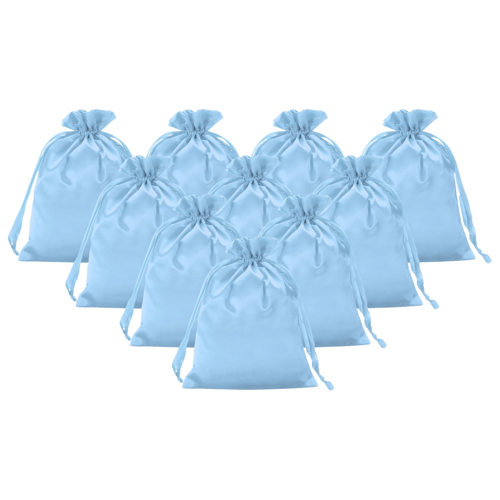 Uxcell Satin Bags with Drawstring, 20 Pack 6 x 8 Inch Satin Wedding ...