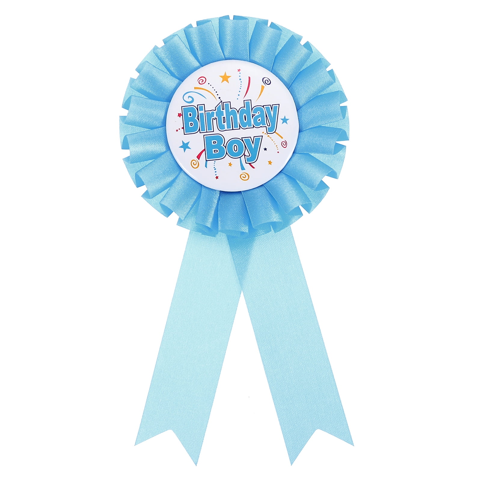 Uxcell Satin Fabric Birthday Men Tinplate Badge Pin for Party ...