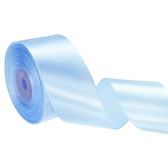 Uxcell Satin Ribbon (24 Yards, 1-1/2" Wide, Deep Blue) Single Face ...
