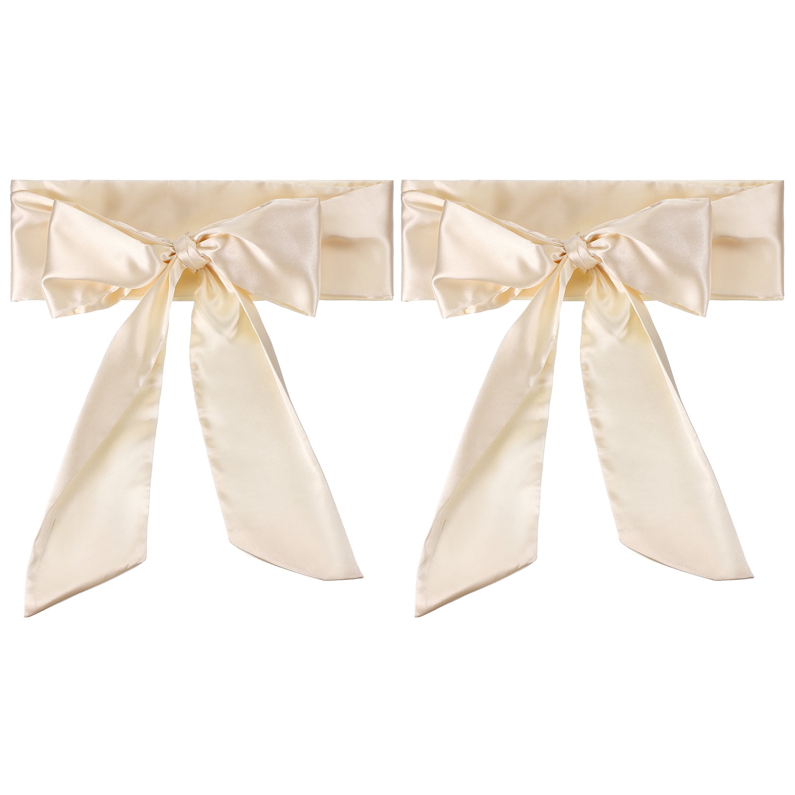 Uxcell Satin Sash Belt, 2 Pcs Wedding Party Bridal Blank Satin Waist ...