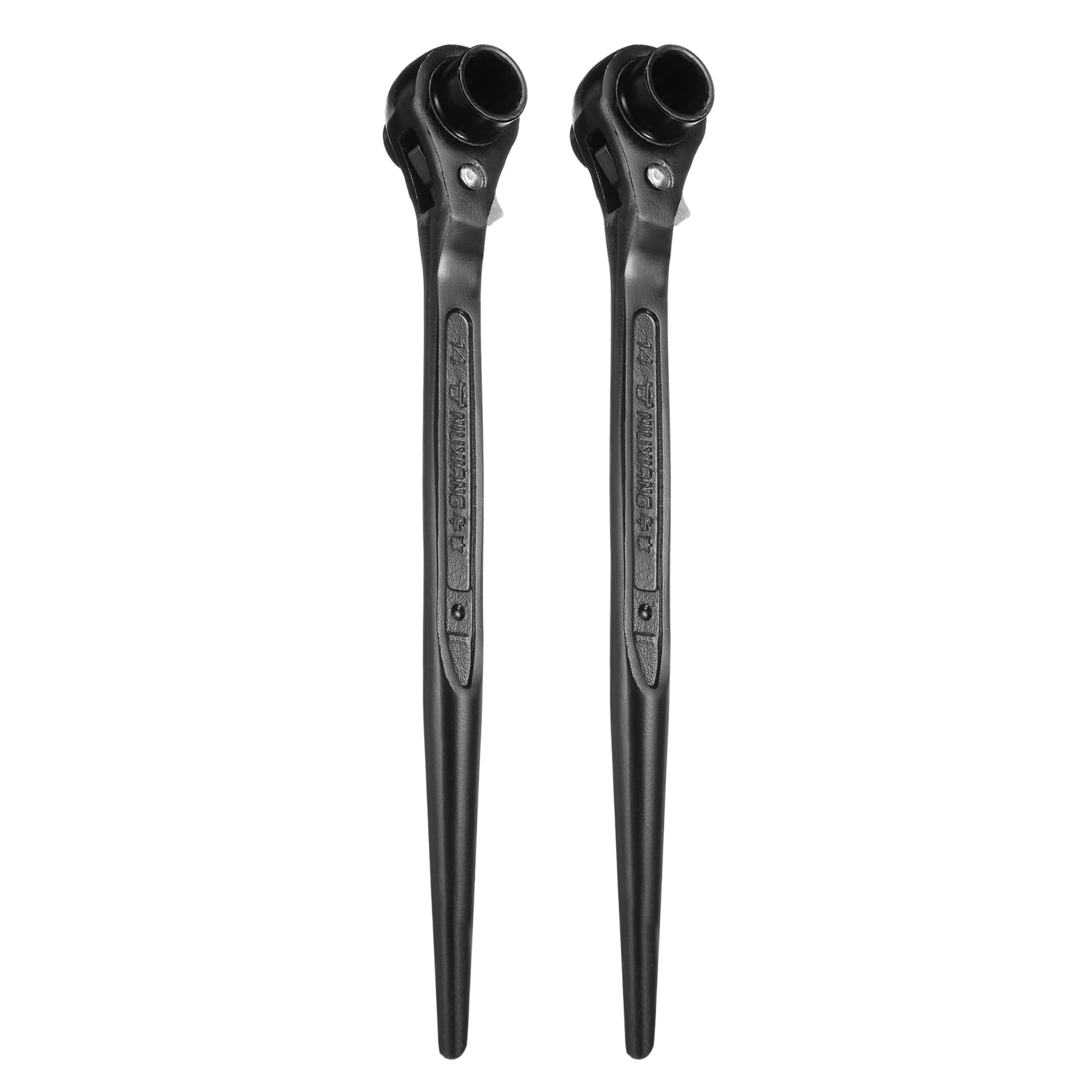 Uxcell 2 Pcs Scaffolding Podger Ratchet Wrench 0.47 x 0.55 in CR-V 12 ...