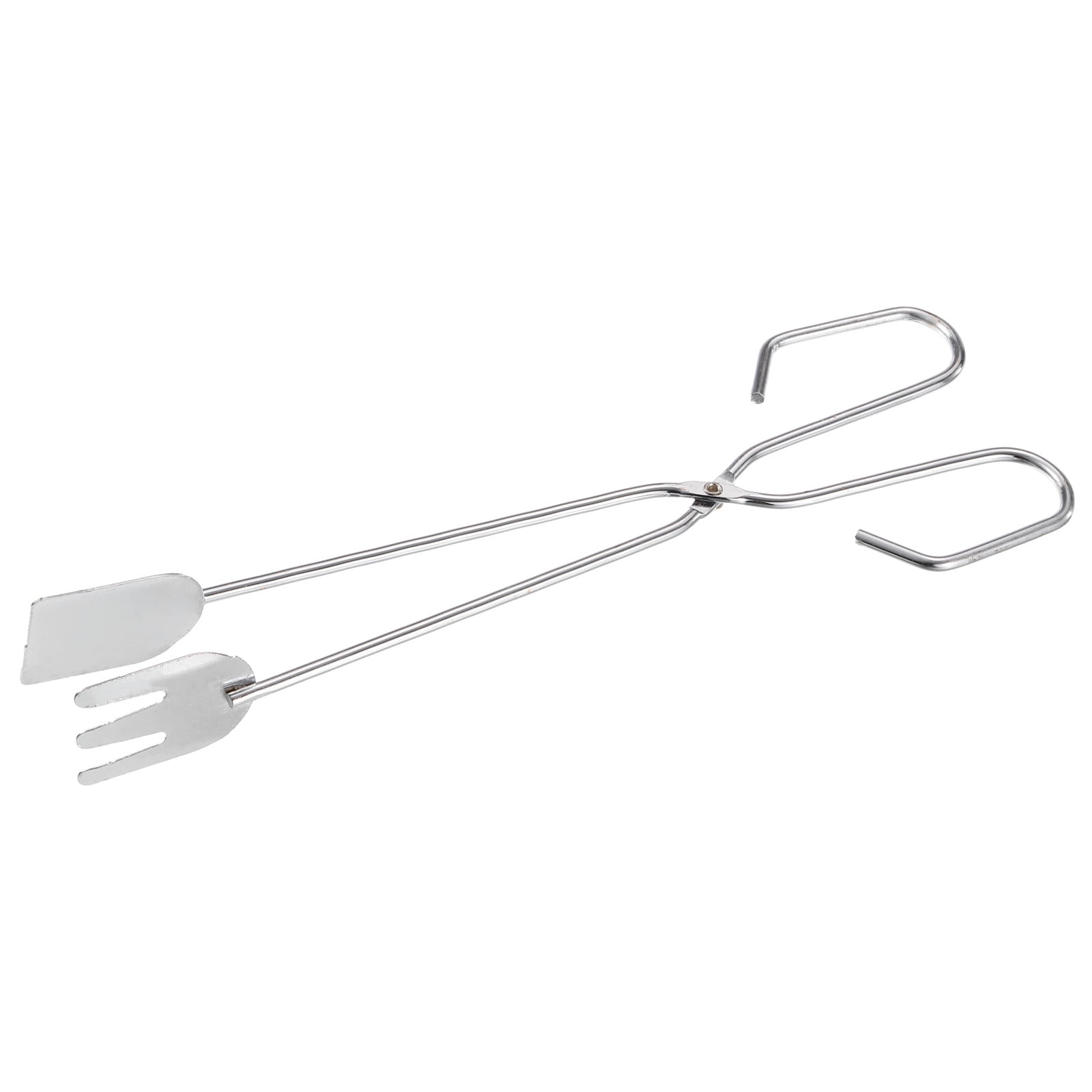 Uxcell Scissor Tongs, 25cm Carbon Steel Grabber Garbage Picker Charcoal ...